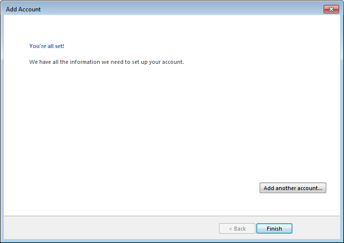 How To Configure A Secure Imap E Mail Account In Outlook 2016 Kualo